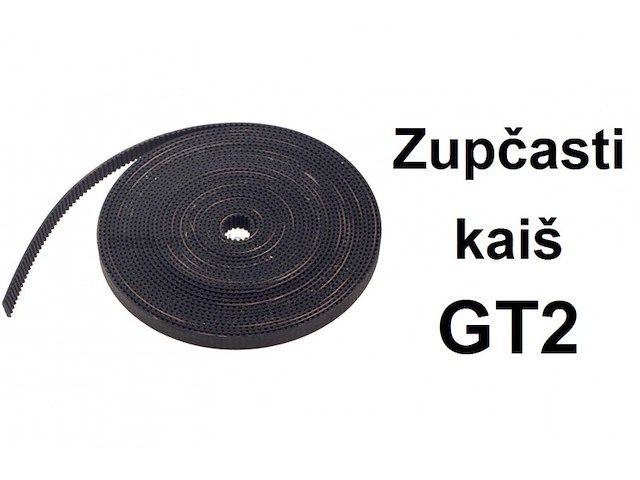Zupcasti kais za CNC projekte GT2 - 1m