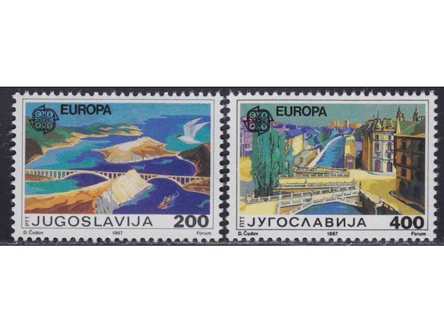 Jugoslavija 1987 Evropa CEPT, čisto (**)