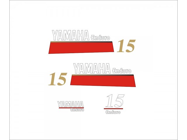 YAMAHA 15 - NALEPNICE ZA VANBRODSKI MOTOR