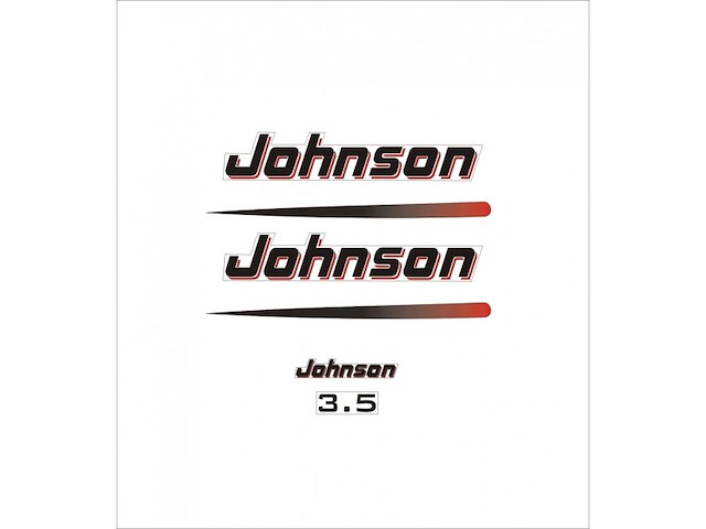 JOHNSON 3,5 - NALEPNICE ZA VANBRODSKI MOTOR