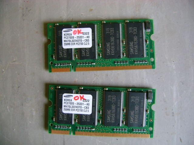 SODIMM DDR-333 2x256 MB