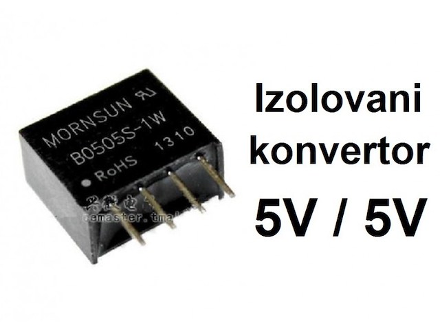 Izolovani konvertor 5V na 5V - DC/DC