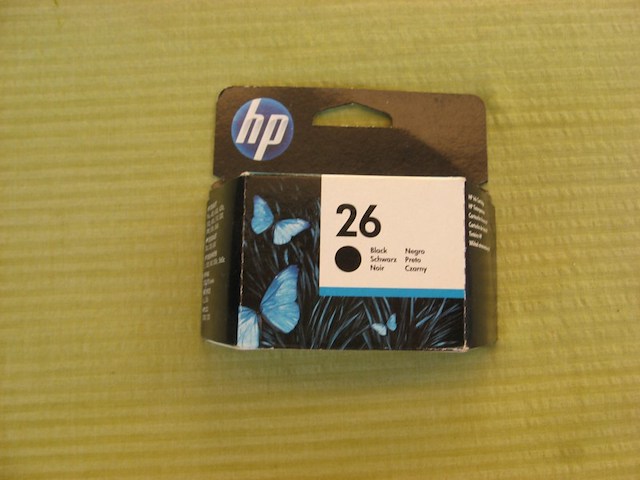 HP 26 BLACK... ORIGINAL ...NEOTPAKOVAN