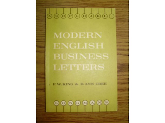 MODERN ENGLISH BUSINES LETTERS COMMERCIAL CORRESPONDECE