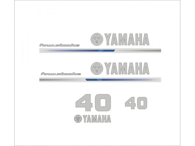 YAMAHA 40 - NALEPNICE ZA VANBRODSKI MOTOR