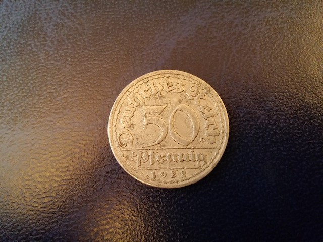 Nemacka 50 pfenniga 1922A