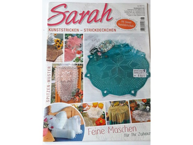 SARAH ,umetničko pletenje ,pletenje miljea i stolnjaka