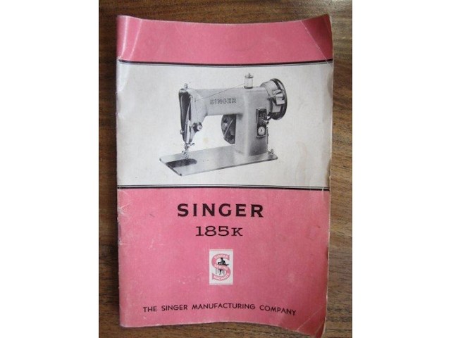 Uputstvo za SINGER 185K šivaću mašinu iz 1961. godine