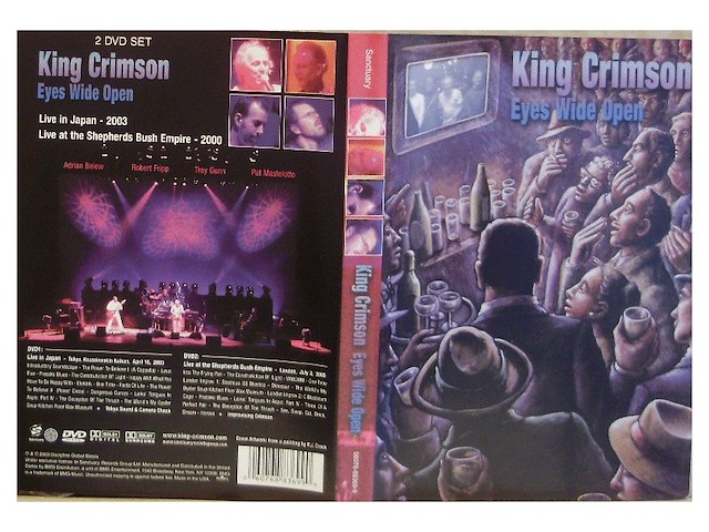 KING CRIMSON - EYES WIDE OPEN - 2 DVD