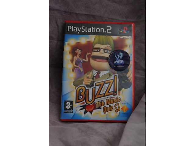 BUZZ  THE MUSIC QUIZ PS2 igrica