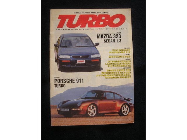 T U R B O, svet automobilizma, godina I, maj 1995.