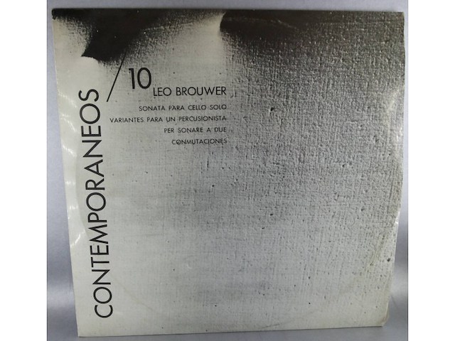 LEO BROUWER - CONTEMPORANEOS 10, LP