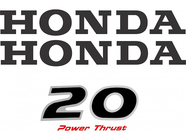 HONDA 20 - Nalepnice za vanbrodski motor