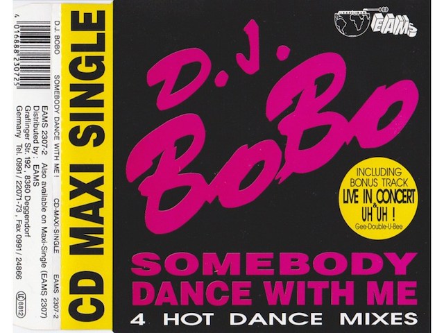 D.J Bobo - Somebody Dance With Me