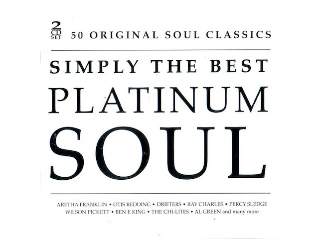 Various - Simply The Best Platinum Soul 2 x CD