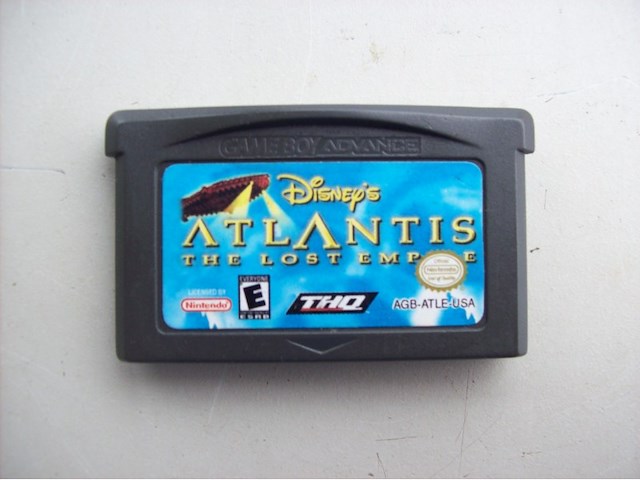 Game Boy Advance  -ATLANTIS THE LOST EMPIRE
