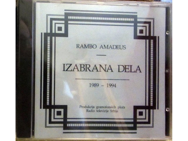 CD: RAMBO AMADEUS - IZABRANA DELA 1989 - 1994
