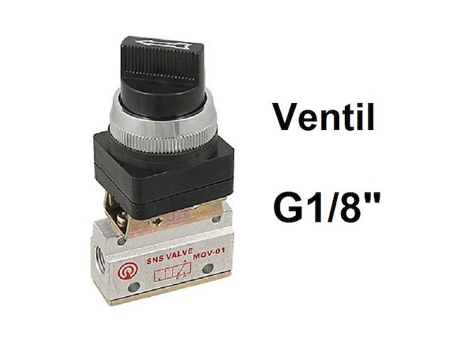 Pneumatski rucni ventil - 1/8` - NC - MOV-01