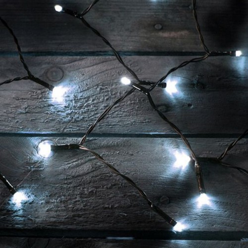 Novogodišnja LED zavesa hladno bela 1,5x1,5m za spoljašnju i unutrašnju upotrebu