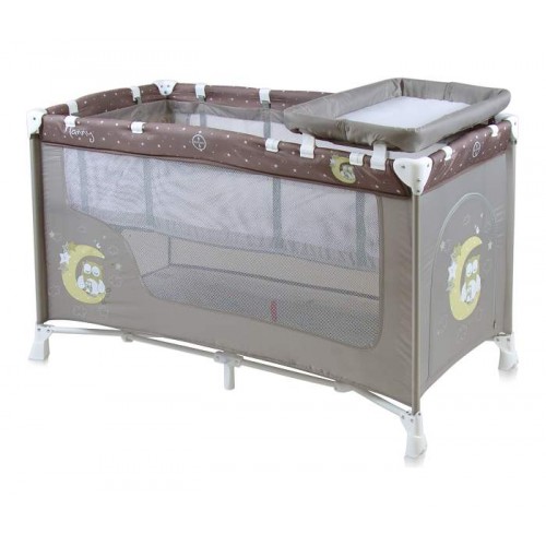 Prenosivi krevetac baby nanny 2 Nivoa Beige buho