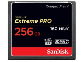 SanDisk Compact Flash 256GB Extreme Pro 160MB/s