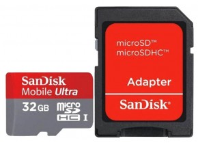 SanDisk Micro SDHC 32GB Mobile Ultra