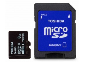 Toshiba Micro SDHC 8GB 30MB/s