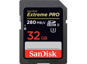 SanDisk SDHC 32GB Extreme Pro 280MB/s
