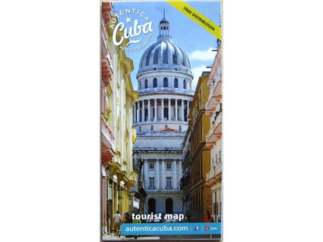 KUBA - turistička karta