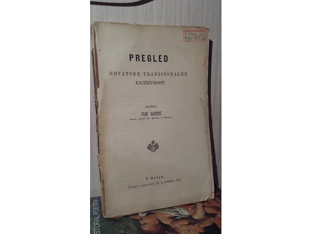 Pregled hrvatske tradicionalne književnosti (1879)