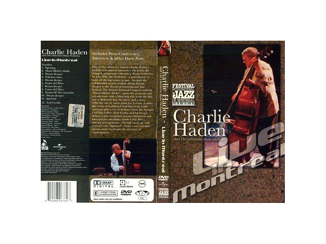 Charlie Haden And The Liberation Music Orch.Live DVD