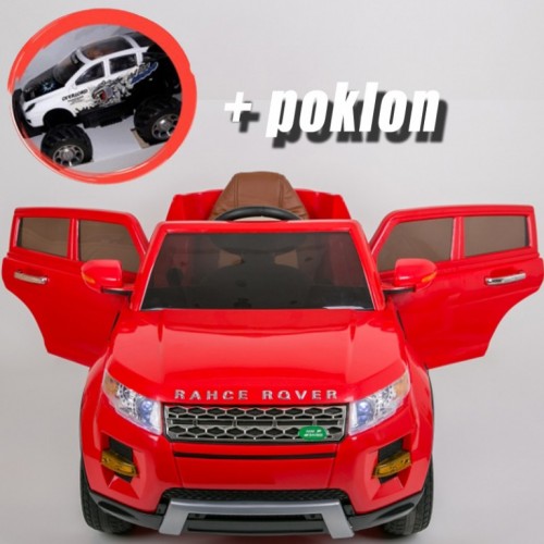 Automobil na akumulator Land Rover Crveni + POKLON
