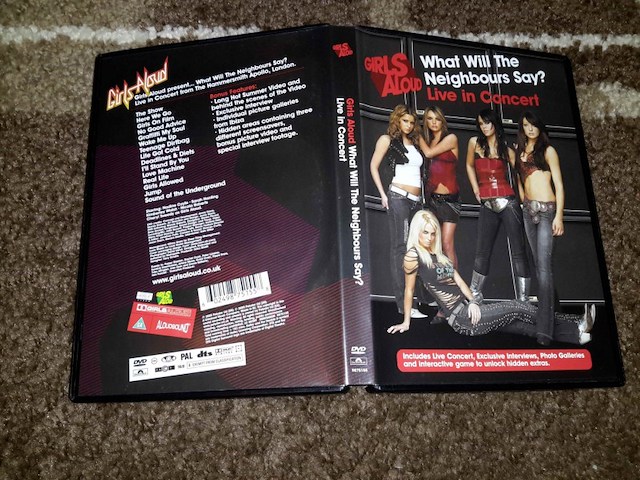 Girls Aloud - Live in concert DVD , ORIGINAL
