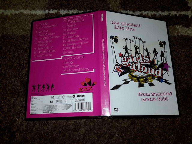 Girls Aloud - The greatest hits live DVD , ORIGINAL