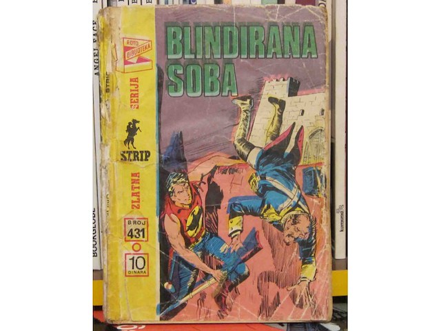 zlatna serija 431 - Blindirana soba - zagor