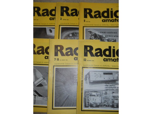 RADIO AMATER, 1985.