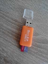 Usb adapter i Mikro SD kartica 16 GB klasa 10