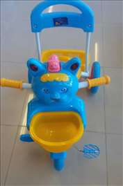 Tricikl za decu plavo-žuti