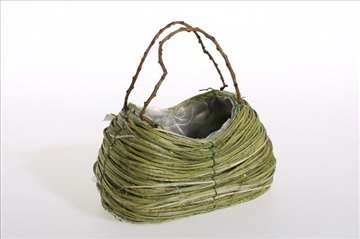 Korpa u obliku torbe zelena