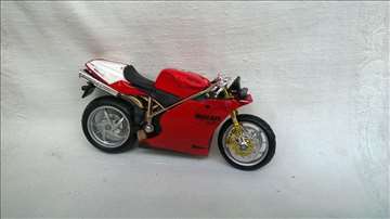 motor Burago Ducati 998R, 1:18, China , l. zmigava