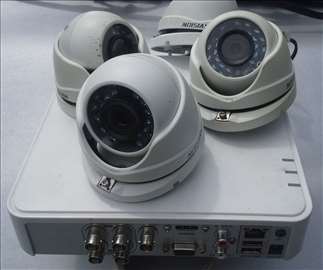 Video nadzor Hikvision sa 4 kamere korišćeno