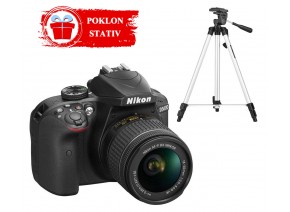 Nikon D3400 18-55 VR (POKLON STATIV)