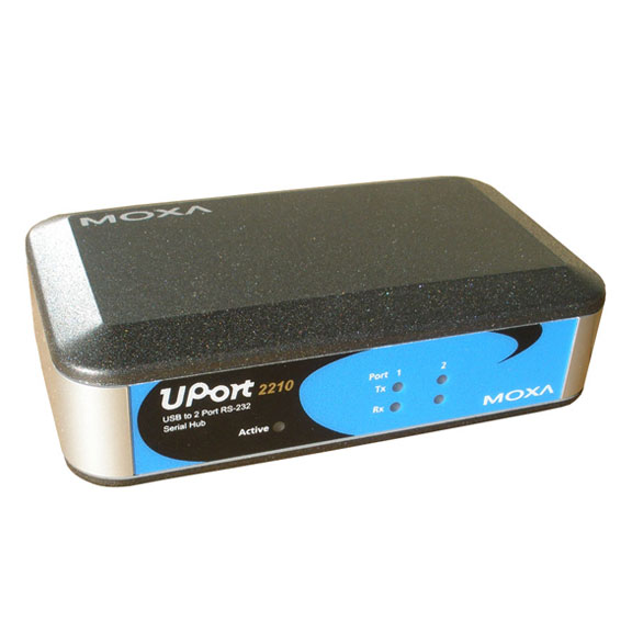Moxa UPort 2210 2-portni USB-to-Serial konverter, RS-232