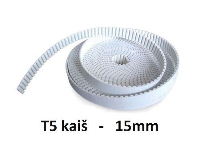 Zupcasti kais za CNC projekte T5 15mm - 1m