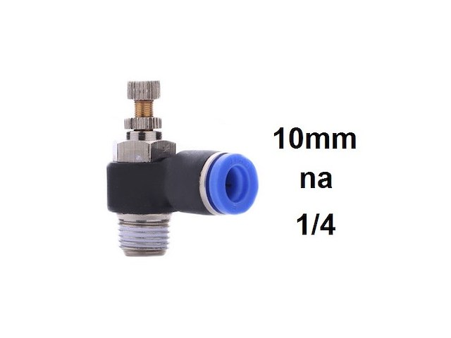 Prigusni ventil 10mm na 1/4 (12.8mm SL10-1/4