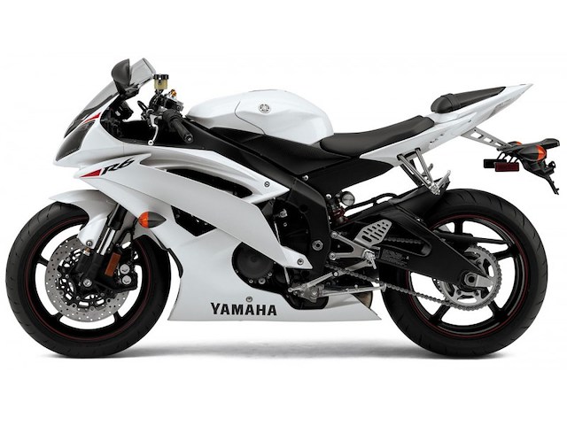 Nalepnice za motore Yamaha R6 2009 WHITE