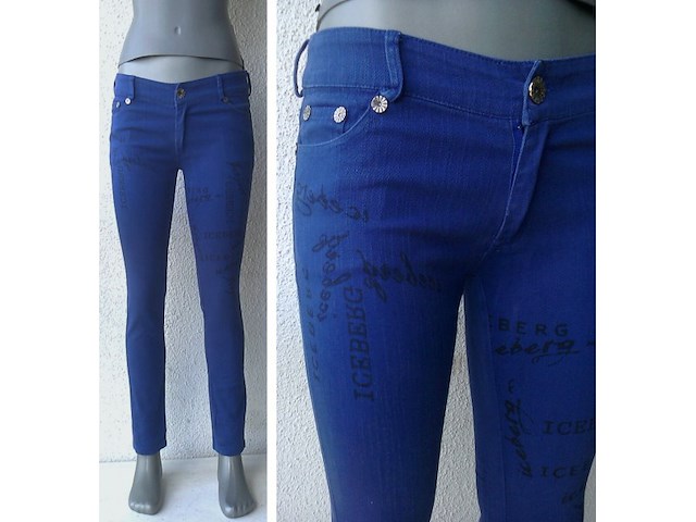 pantalone farmerke vizantijsko plave S PERFECT