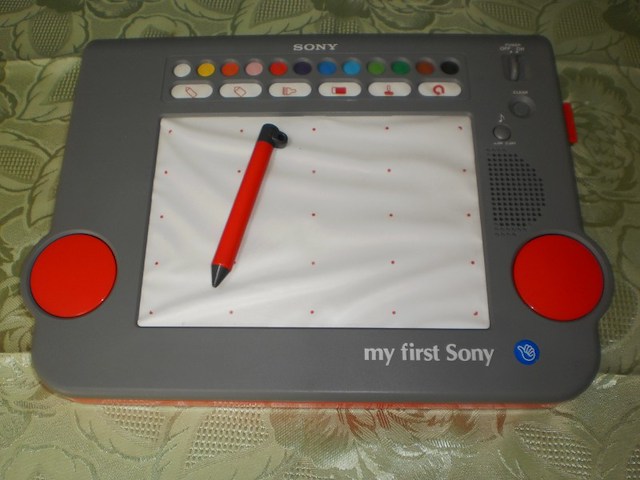 Sony Electronic Sketch Pad - My first Sony
