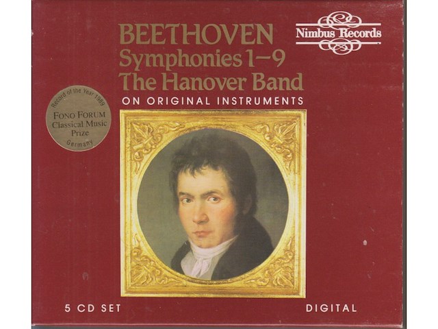 cd / BEETHOVEN - Symphonies 1-9 + 5 CD - perfektttttttt