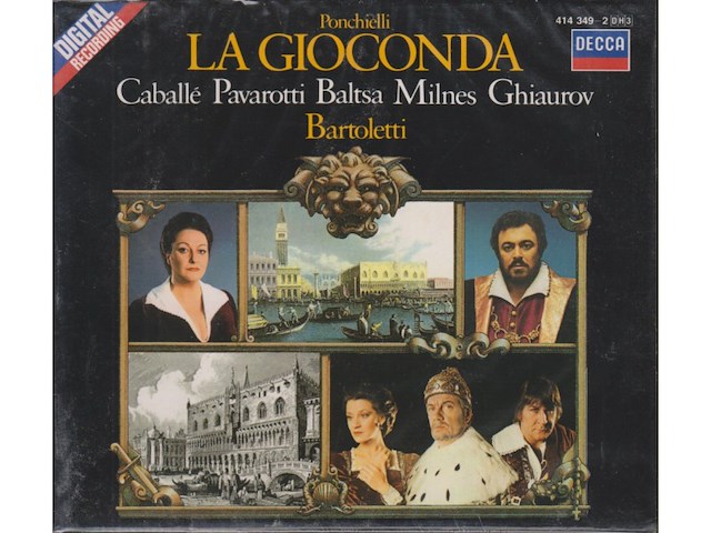 cd / LA GIOCONDA Caballe - Pavarotti - Ghiaurov + 2 CD
